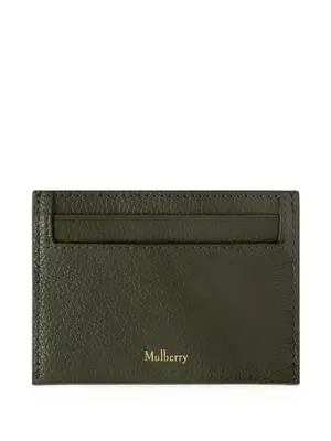 Mulberry Logo-print Grained Card Holder