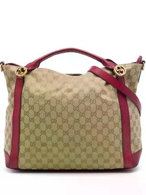 Gucci 2016-2026 Gg Canvas Miss Gg Satchel - Red