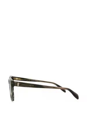 Alexander McQueen Skull-plaque Square-frame Sunglasses