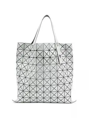 Issey Miyake Prism Gloss Geometric Panelled Tote Bag - Grey