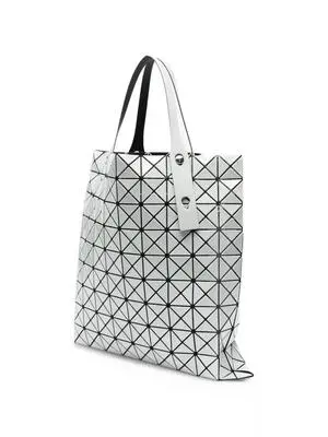 Issey Miyake Prism Gloss Geometric Panelled Tote Bag - Grey