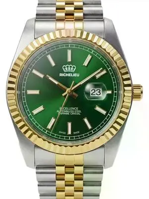 RICHELIEU SWISS Excellence 38mm Watch With Dial - Green