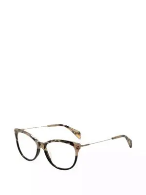 POLICE Tortoiseshell-effect Cat-eye Glasses - Brown