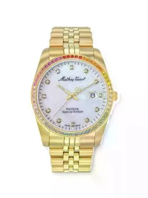MATHEY TISSOT Rainbow Special Edition 40mm Watch - White