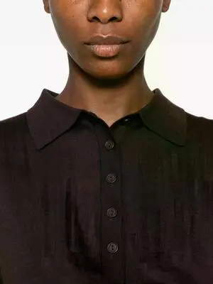 VICOLO Fine Knit Polo Sweater
