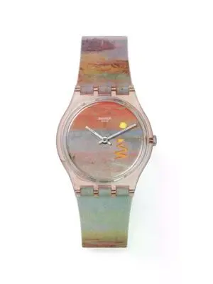 SWATCH X Tate Gallery Round-face 34mm Watch - Pink