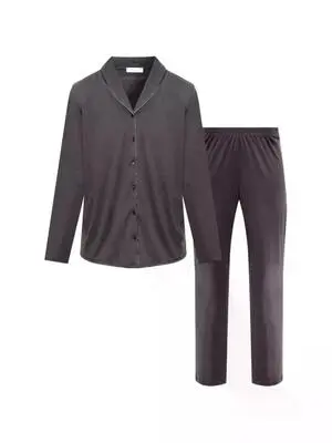 Hanro Button-up Cotton Two-piece Pyjamas Set