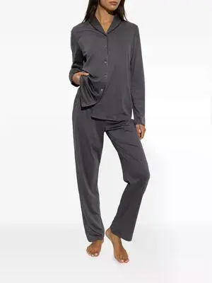 Hanro Button-up Cotton Two-piece Pyjamas Set