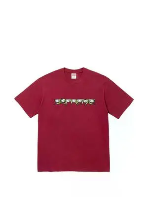 Supreme Skulls Spellout T-shirt - Red