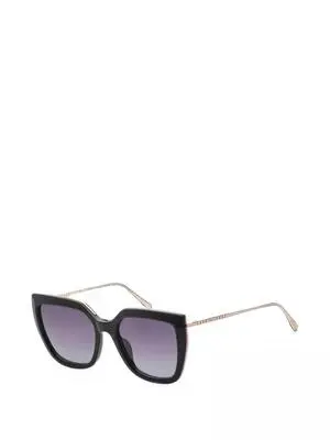 Chopard Geometric-frame Sunglasses - Black