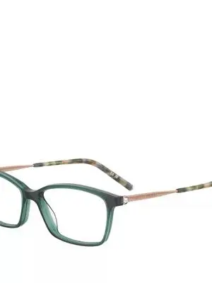 Carolina Herrera Square Frame Eyeglasses - Green