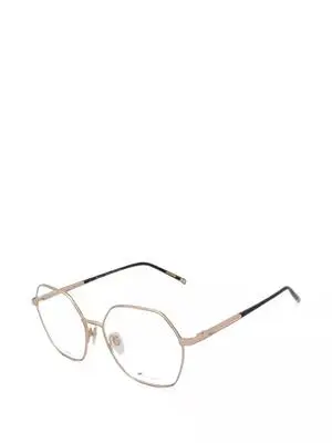 Chopard Geometric-frame Glasses - Gold