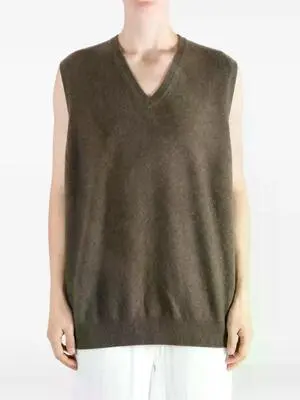 Frenckenberger V-neck Knitted Sweater