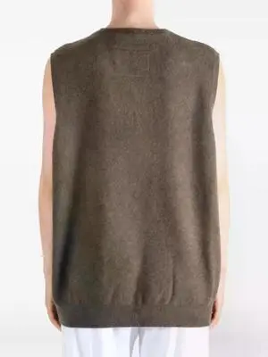 Frenckenberger V-neck Knitted Sweater