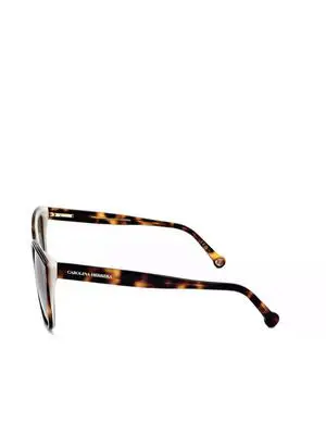Carolina Herrera Tortoiseshell-effect Cat-eye Sunglasses