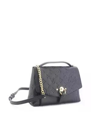 LOUIS VUITTON Blanche Handbag Monogram Empreinte Leather Bb Shoulder Bag - Black