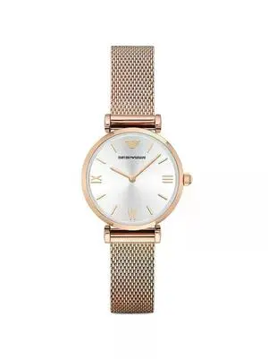 Emporio Armani Round Case Watch - Silver