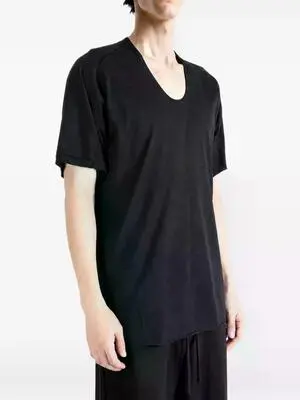 KIKO KOSTADINOV Raw-edge Scoop-neck T-shirt