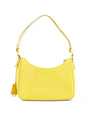 Prada Saffiano Leather Mini Shoulder Bag - Yellow