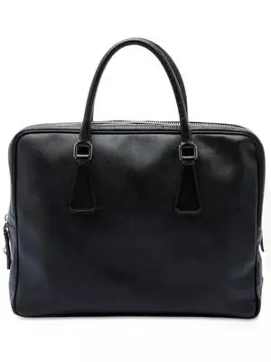 Prada 2013-2026 Saffiano Business Bag - Black