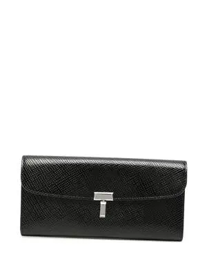 TOTEME T-lock Wallet - Black
