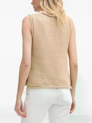 MOS MOSH Mmaubin Sl Rolled-trim Sleeveless Top