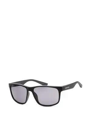 Calvin Klein Rectangle Frame Sunglasses - Black
