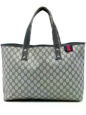Gucci 2016-2026 Medium Gg Supreme Web Loop Tote Bag