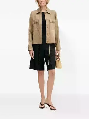 MOS MOSH Elasticated-waistband Tailored Shorts