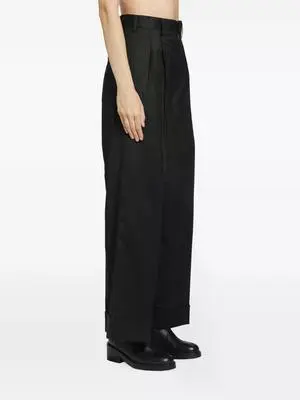 Junya Watanabe Pleated Pinstriped Trousers