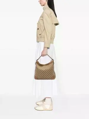 Gucci 2016-2026 Small Gg Canvas Miss Gg Hobo Satchel - Neutrals