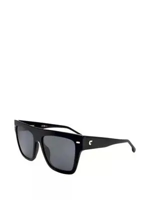 Carrera Eyewear Logo Plaque Square Frame Sunglasses - Black