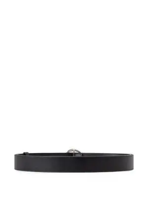 Givenchy Round-buckle Leather Belt