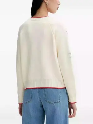 NEVER FULLY DRESSED Embroidered Charm Cardigan