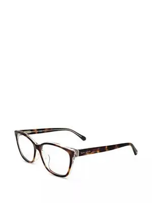 Kate Spade New York Tortoiseshell Cat Eye Eyeglasses - Brown