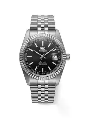 RICHELIEU SWISS Excellence Date 41mm Watch - Black