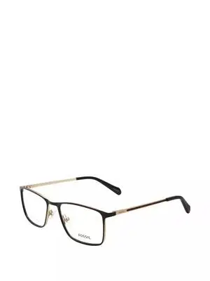 Fossil Rectangle Frame Eyeglasses - Black