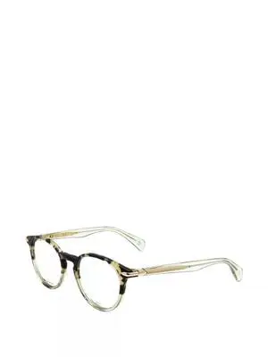 Rag & Bone Round-frame Glasses - Brown