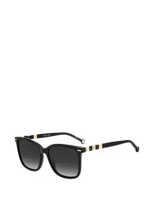 Carolina Herrera Logo-plaque Square Frame Sunglasses