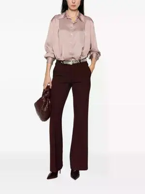 Dixie Satin Finish Spread Collar Shirt