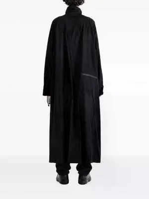 Yohji Yamamoto High-neck Zip-detail Coat