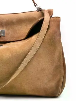 Balenciaga Rodeo Suede Tote Bag