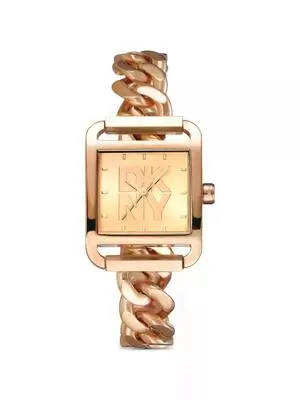 Dkny 27mm Logo Detail Watch - Pink