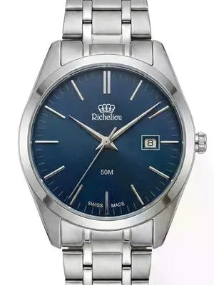 RICHELIEU SWISS 31mm Watch With Date Window - Blue