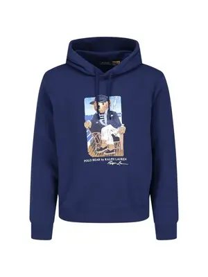 Polo Ralph Lauren Printed Hoodie - Blue