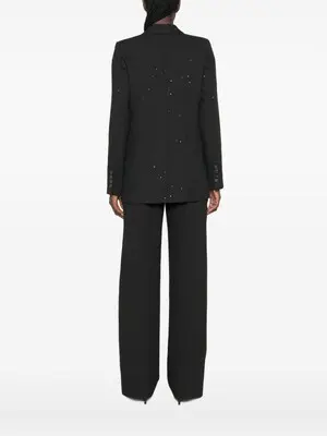 Ermanno Scervino Wool Double-breasted Jacket With Sequins