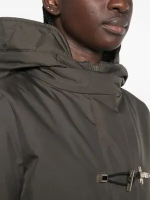 FAY Nylon Midi Parka Coat