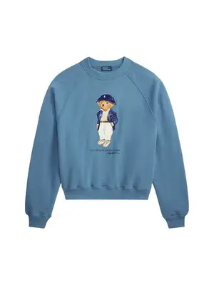 Polo Ralph Lauren Polo Bear Lightweight Fleece Crewneck - Sky Blue