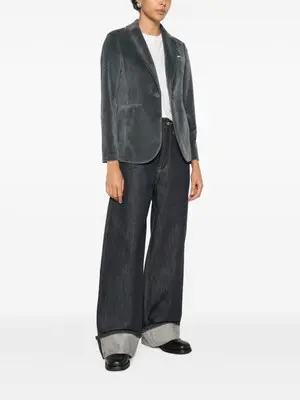 CIRCOLO 1901 Velvet Single-breasted Jacket