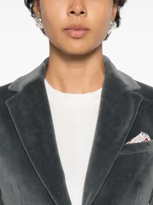CIRCOLO 1901 Velvet Single-breasted Jacket